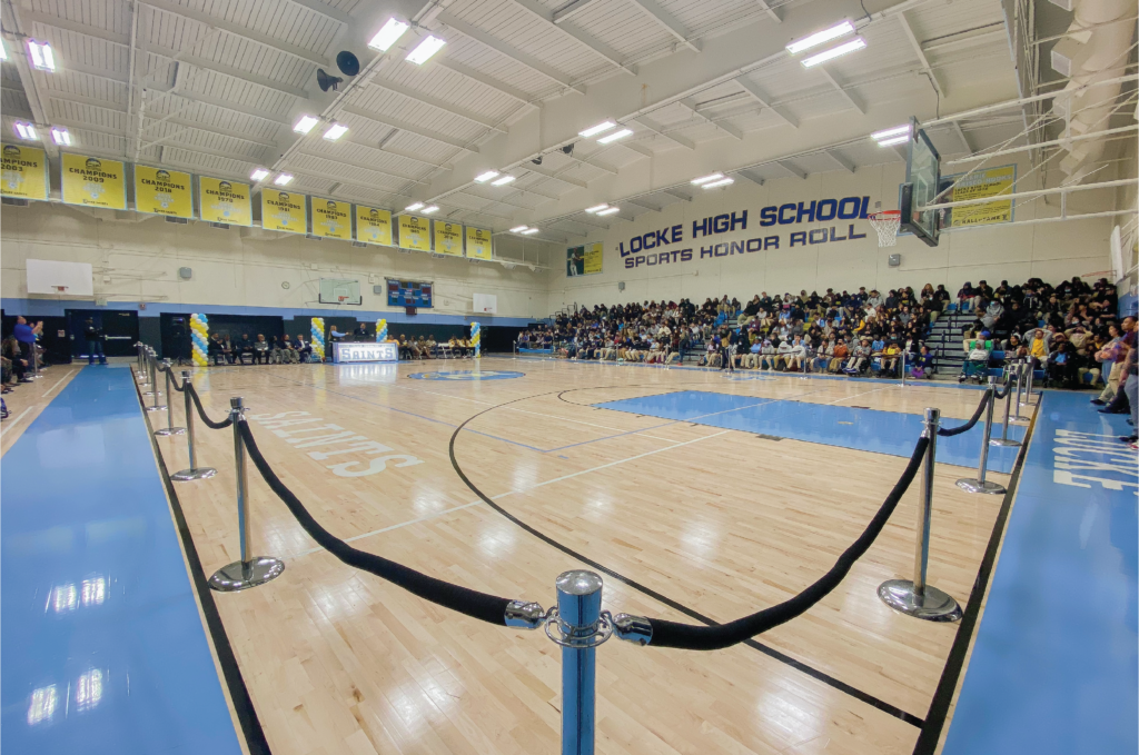 Alain LeRoy Locke College Preparatory Academy Opens New Gymnasium and ...
