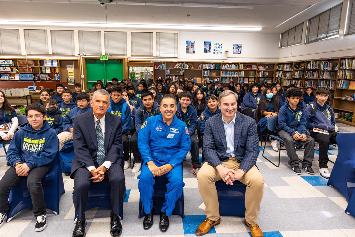 NASA Astronaut José M. Hernández Surprises Students at Animo Legacy ...