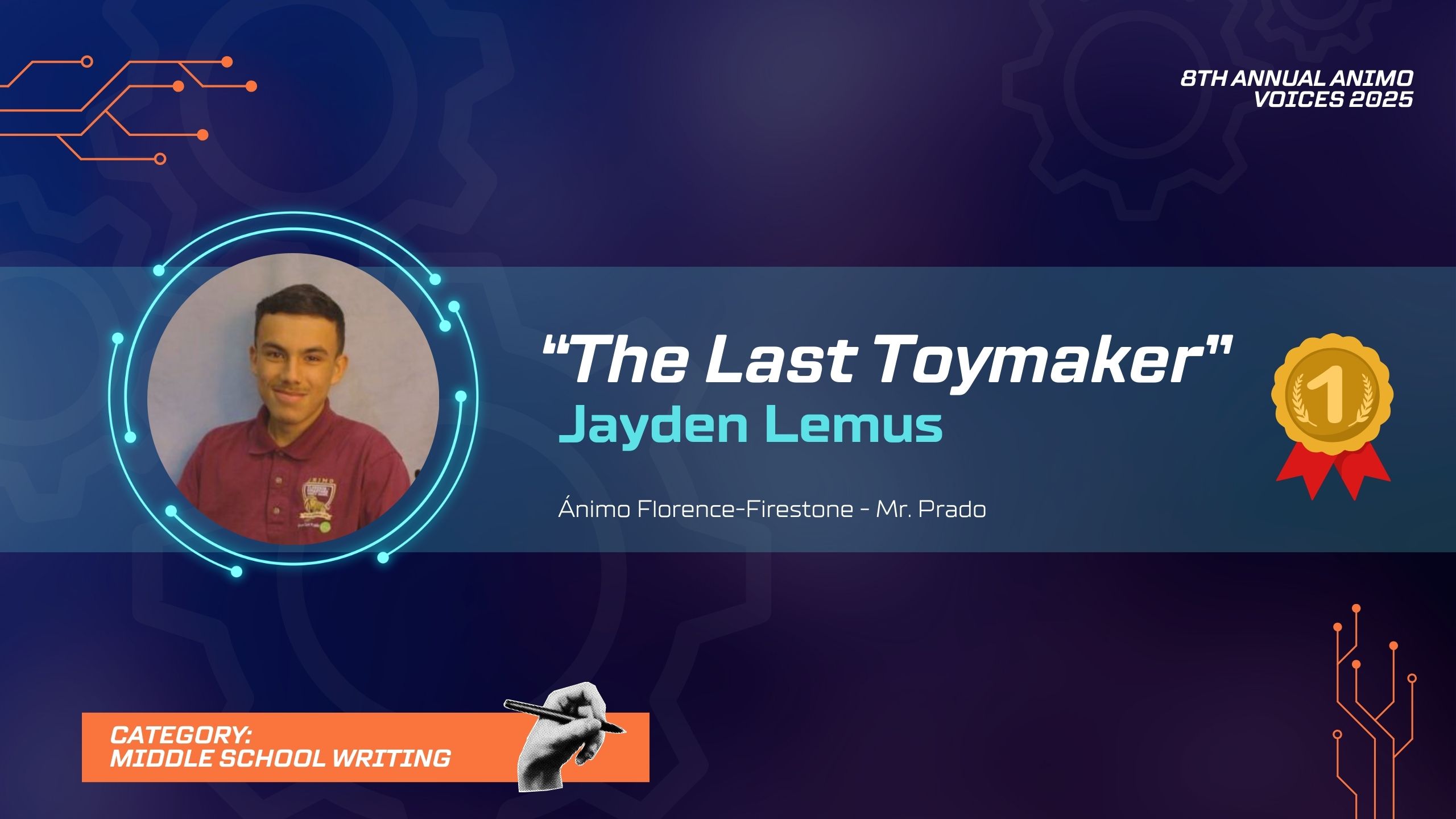 Writing: 'The Last Toymaker' by Jayden Lemus - Green Dot